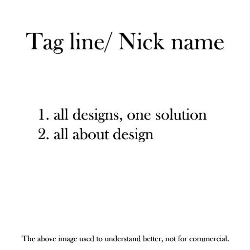 Simple Tag Line - Design Koktail