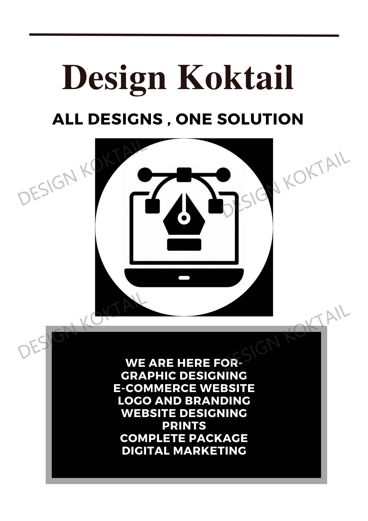 Flyers design - Design Koktail