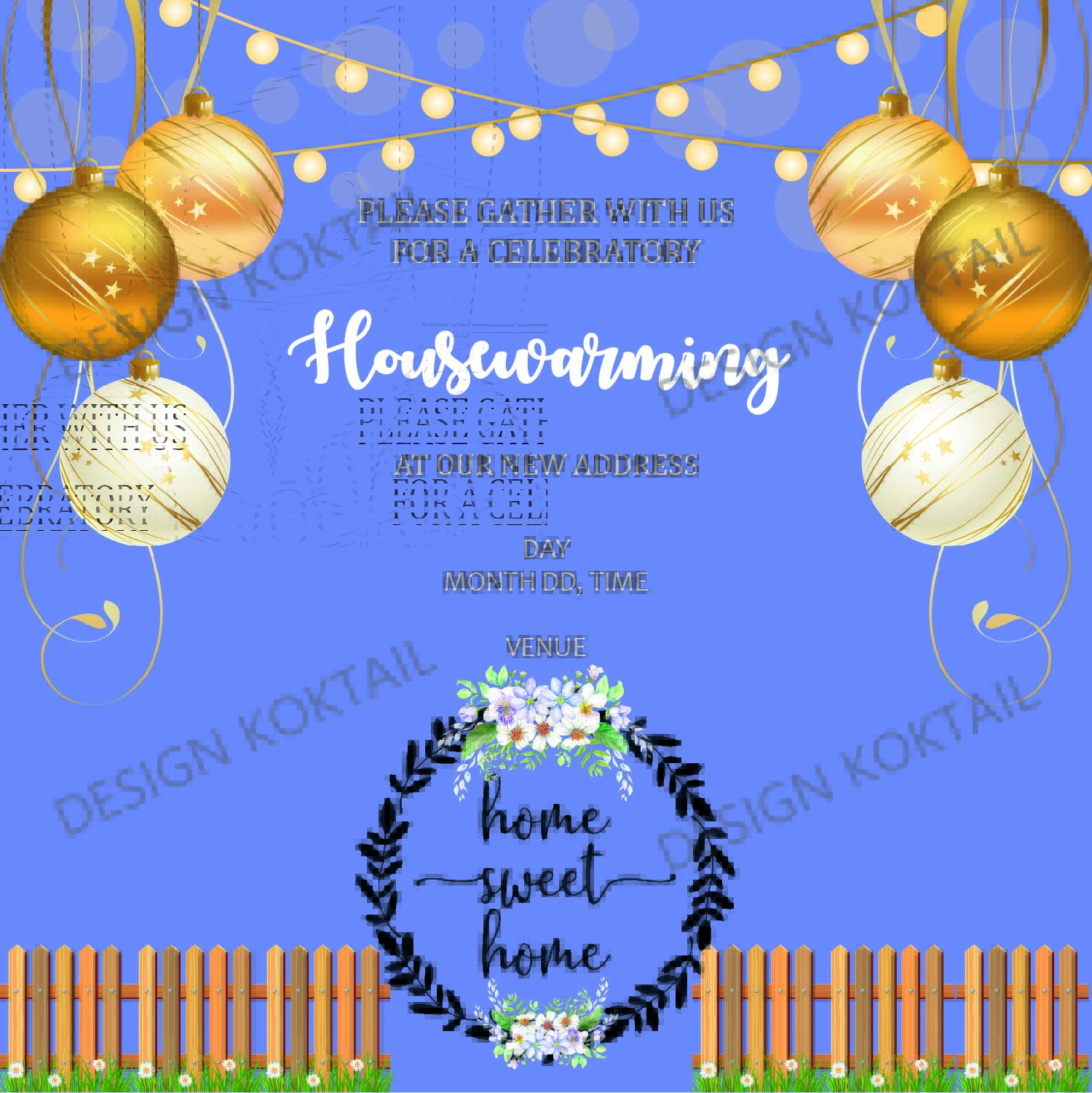 Invitation card desgin - Design Koktail