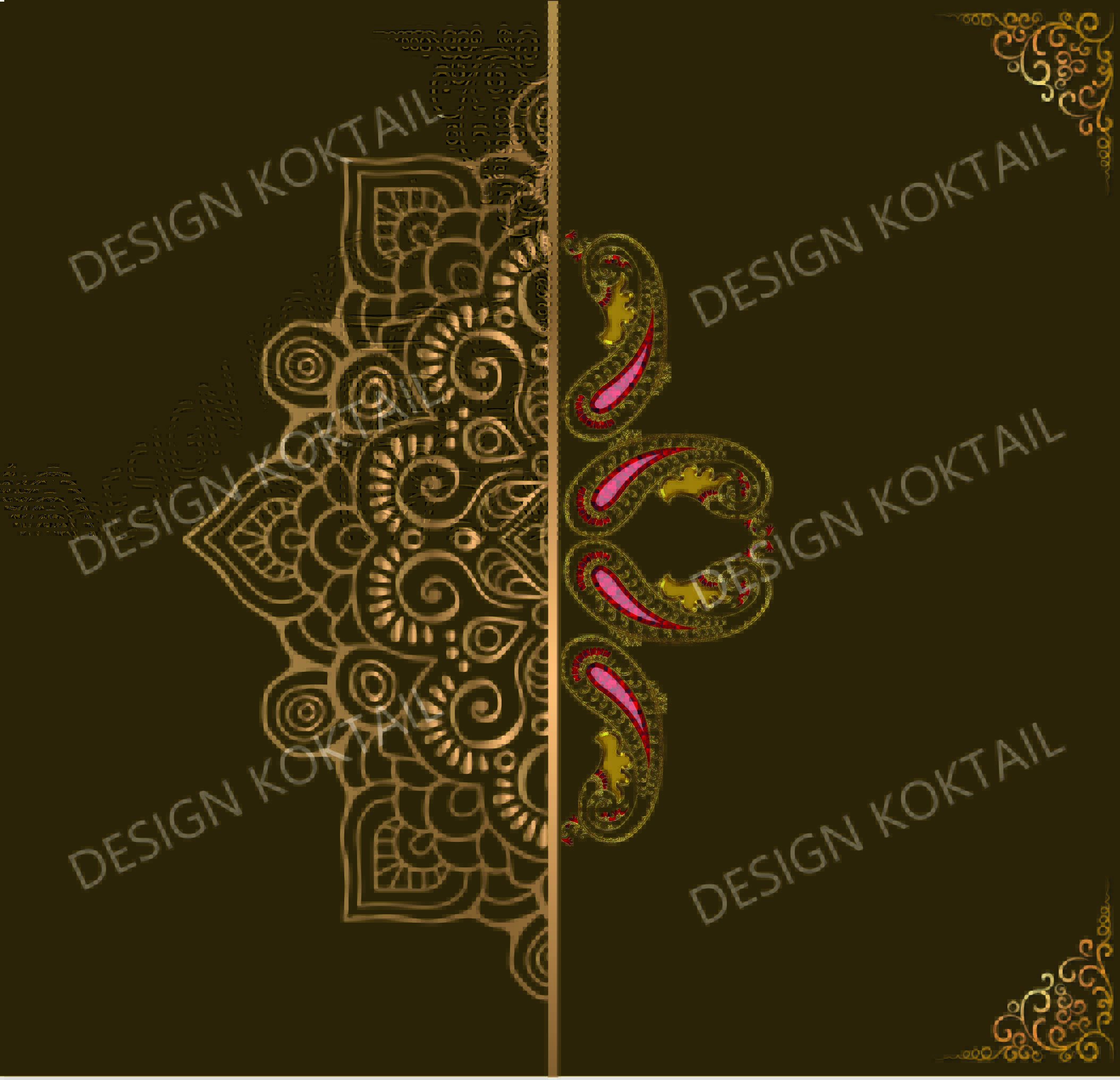 Marriage card design - Design Koktail