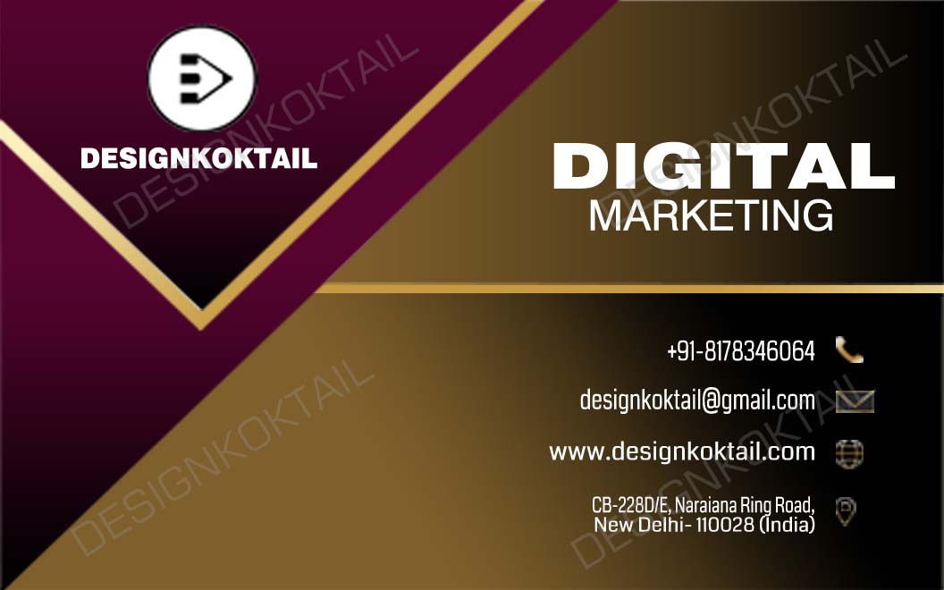 Visiting card design - Design Koktail