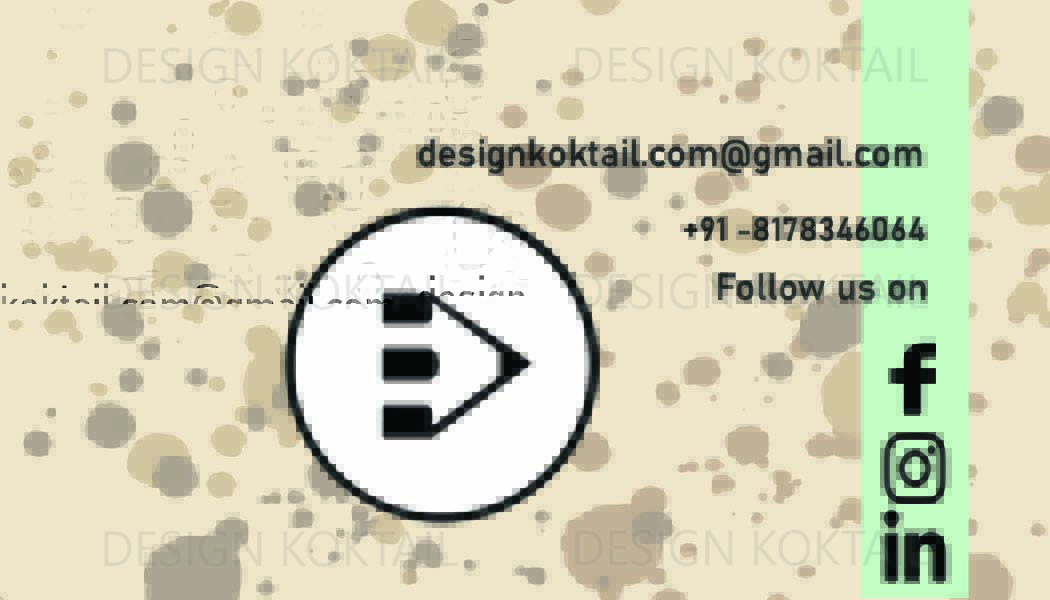Visiting card design - Design Koktail