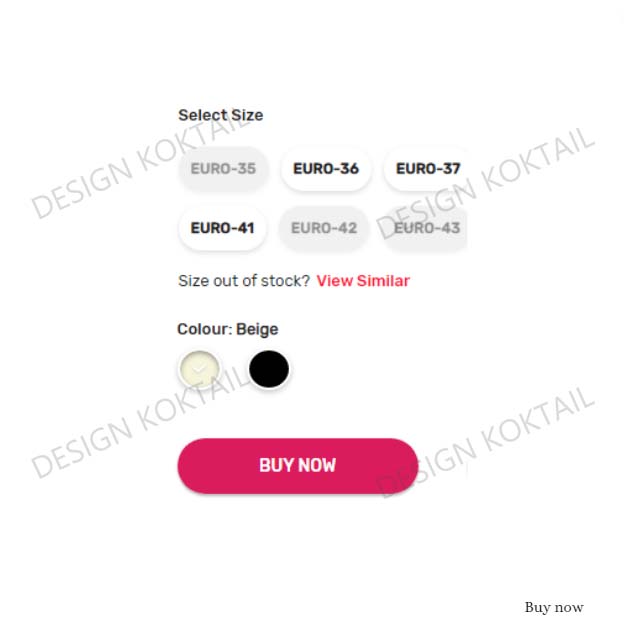 Buy Now Button - Design Koktail